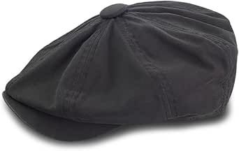 Broner Mo' Money Garmet Washed 8-Quarter Newsboy Cap Black at Amazon ...