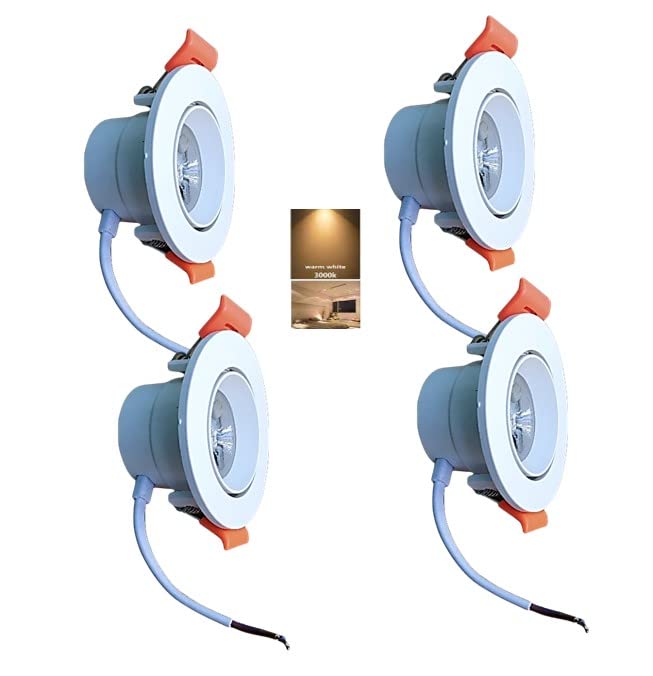 Buy OTS LIGHTS 3W White Body LED Ceiling COB Spot, Focus, Down Ceiling ...