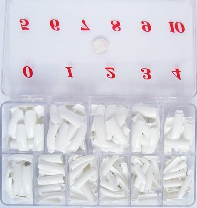 Amazon.com: White color tip 550 pcs/box : Beauty & Personal Care