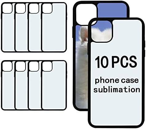Amazon.com: JUSTRY 10 Sets Sublimation Blanks Phone Case Bulk Covers Compatible with Apple ...