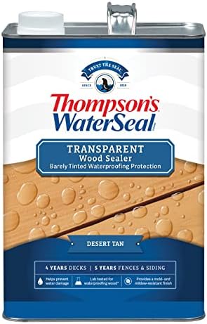 Thompson’s WaterSeal Transparent Waterproofing Wood Stain and Sealer ...