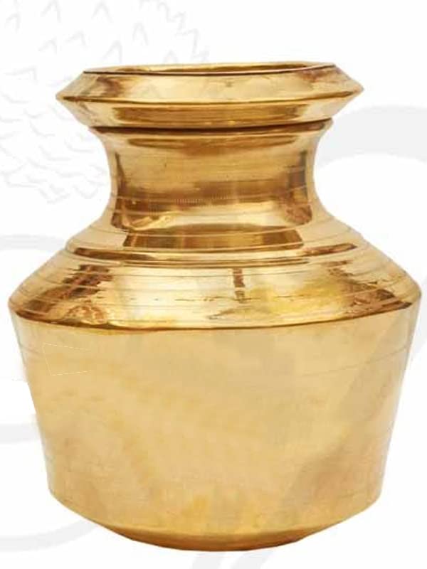 store45 5" Brass Milk Pot Paal Kudam KALASAM KALASA KJal Kalash, Lota ...