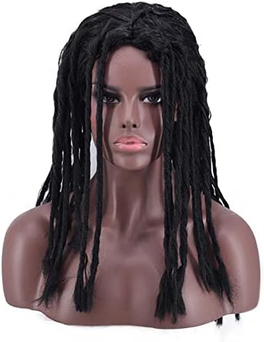 Amazon.com: FUELYR Reggae Dreadlocks Wig Hippie Gangster Beach Bum African American Cosplay Wigs ...