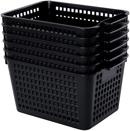 Amazon.com - Vababa 6-Pack Plastic Storage Basket, Storage Bins for Pantry