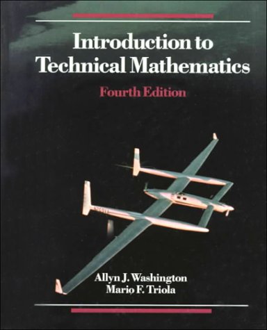 Amazon.com: Introduction to Technical Mathematics (4th Edition ...
