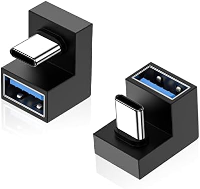 Amazon.com: AreMe U Shape USB C Male to USB Female Adapter (2 Pack), 180 Degree Angled Type C 3. ...