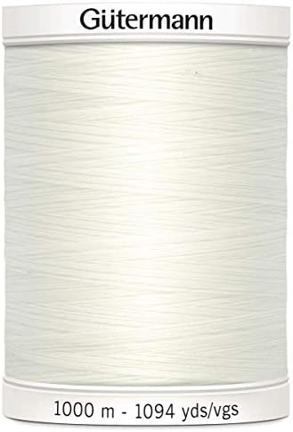 Gutermann (Sewing Thread) Sew All Thread 1000m - White (800) : Amazon ...