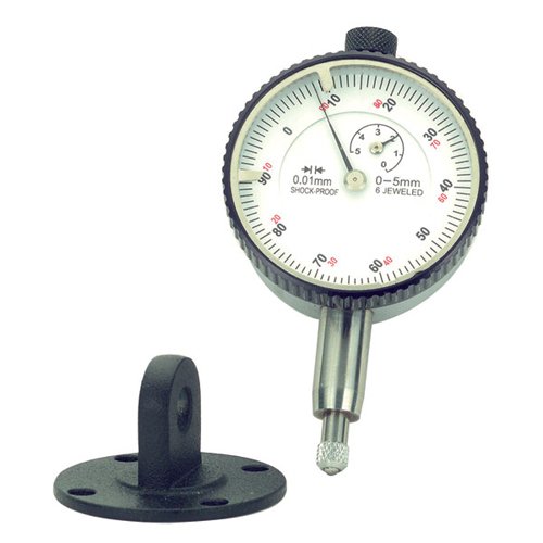 T&O 0-5mm 0.01mm Grad 0-100 Metric Mini Dial Indicator: Test Indicators ...