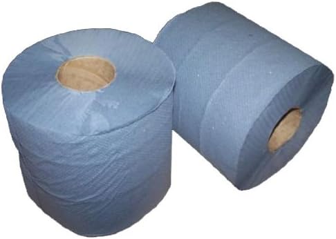 1 x Big Blue Roll Centrefeed Flat Sheet ROLL Centerfeed Paper Wipe ...