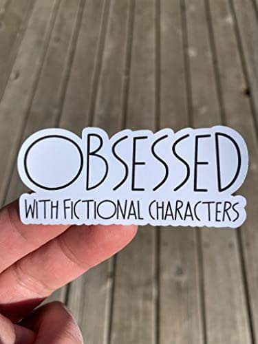 Amazon.com: Obsessed With Fictional Characters Sticker, Laptop Sticker ...