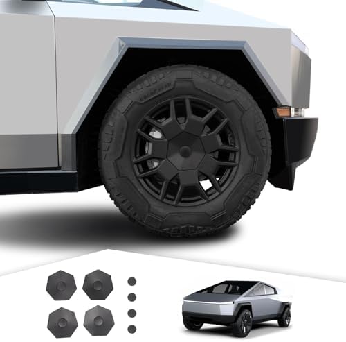 Amazon.com: CyberGear 4PCS Wheel Center Caps Hub Cover for Tesla ...