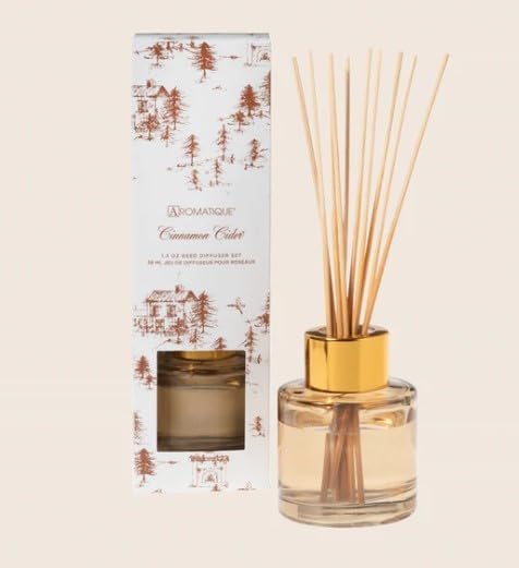 Amazon.com: Cinnamon Cider Aromatique Mini Reed Diffuser Gift Set ...