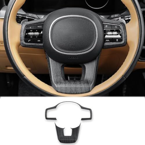 Amazon.com: JUIVEEL Steering Wheel Panel Cover Trim Button Frame Cover Molding Sticker ...