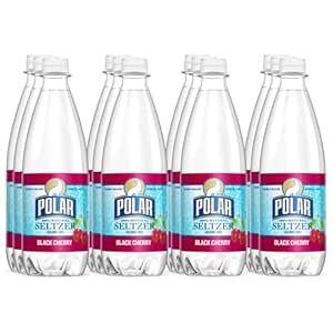 Amazon.com: Polar Seltzer Sparkling Water Black Cherry Flavored Seltzer Drinking Water, 20 fl oz ...