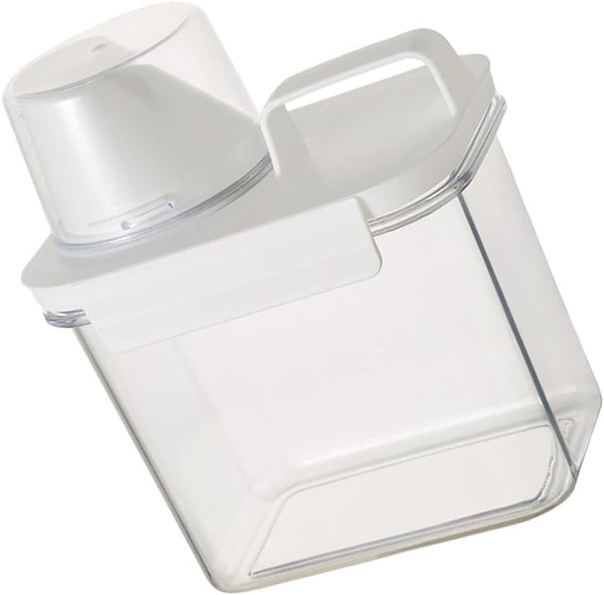 Amazon.com : Laundry Jug Box, 1.1L Plastic Laundry Washing Powder ...