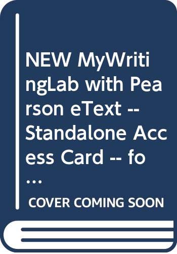 Amazon.com: NEW MyWritingLab with Pearson eText - Standalone Access ...