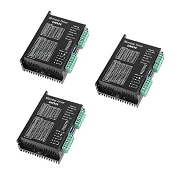 INVENTO 3Pcs DM556 Digital Stepper Motor Controller Driver 2-Phase 24V - 50V 5.6A 256 ...