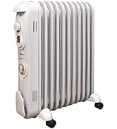 Schallen Portable Electric Slim Oil Filled Radiator Heater for Home and ...