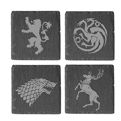 Amazon.com: Slate Coasters GOT House Sigils Emblems : Handmade Products