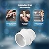 Amazon.com: 1 Inch PVC Male Adapter Pipe Fitting - SCH 40 PVC Fittings ...