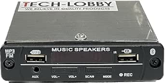 Tech-Unique 12V DC Mini Amplifier With Phone Charger Experience AUX ...