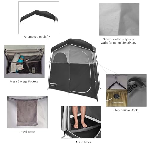 Snapklik.com : 2 Room Shower/Toilet Tent Oversize Space Privacy ...
