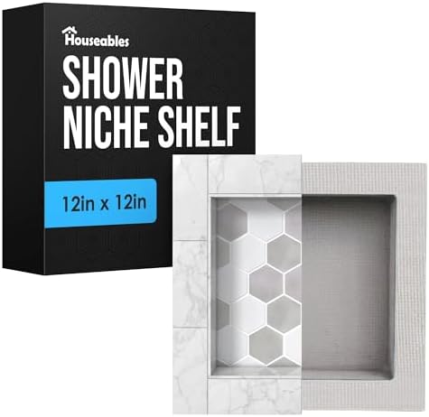 Amazon.com: Shower Niche, Shower Insert, Bathroom Niche, 12x12 Inch ...