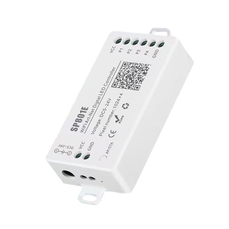protium SP801E WiFi Art-Net Magic LED Controller LED Matrix Panel Module WS2812B WS2811 Light ...