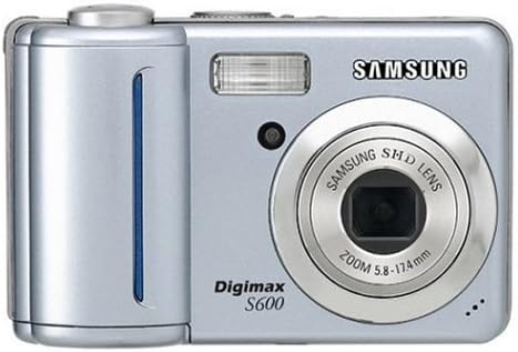 Amazon.com : Samsung Digimax S600 6MP Digital Camera with 3x Optical ...