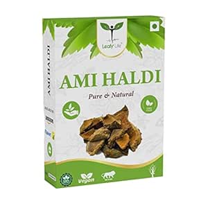 Leafy Life Whole Amba Haldi Curcuma AROMATICA Wild Turmeric (Pack of 1 ...