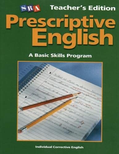 Prescriptive English - Teacher Edition Book A: unknown author ...