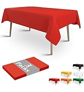 Amazon.com: FULDGAENR 3 Packs Yellow Plastic Tablecloth, Disposable ...