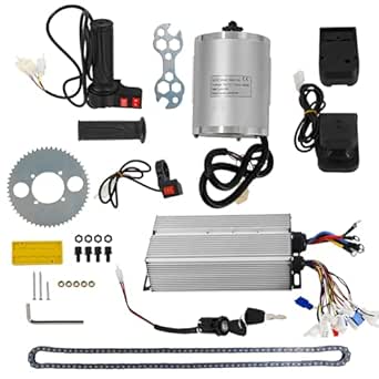 Amazon.com: 72V 3000W High Speed Brushless DC Motor Kits with 24 Mosfet 50A Controller, Throttle ...
