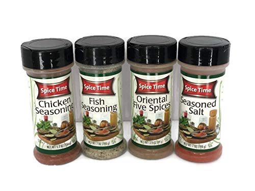 Amazon.com : Spice Time Variety 4 Pack-Oriental Five Spice 3.5 oz ...