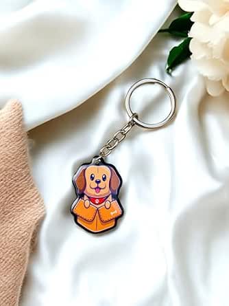 Perin Labrador Cute Puppy Keychain – Ideal Gift for Dog & Pet Lovers ...