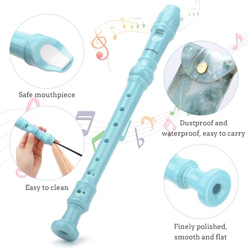 Snapklik.com : Hanaoyo Soprano Recorder Instrument German Style C Key 8 ...