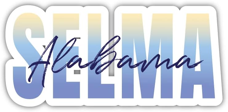 Amazon.com - Selma Alabama Souvenir 2-Inch Vinyl Decal Sticker Script ...