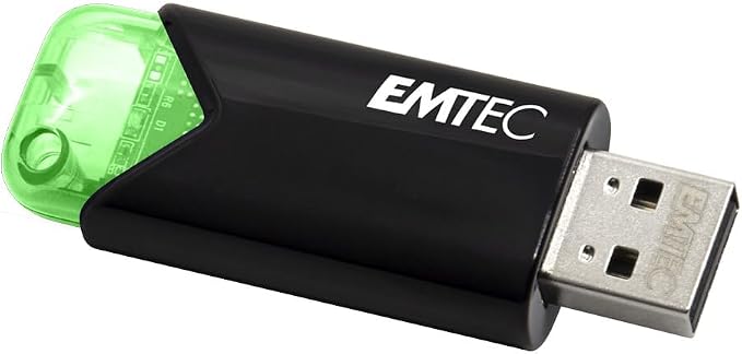 Amazon.com: Emtec Click Easy B110 USB 3.0 (3.2) Flash Drive 64 GB ...