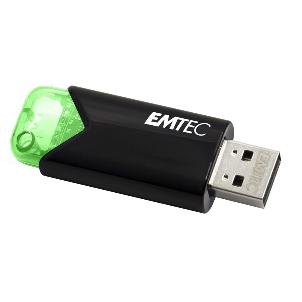 Amazon.com: Emtec Click Easy B110 USB 3.0 (3.2) Flash Drive 64 GB ...