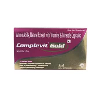 Complevit Gold - Strip of 15 Capsules : Amazon.in: Health & Personal Care