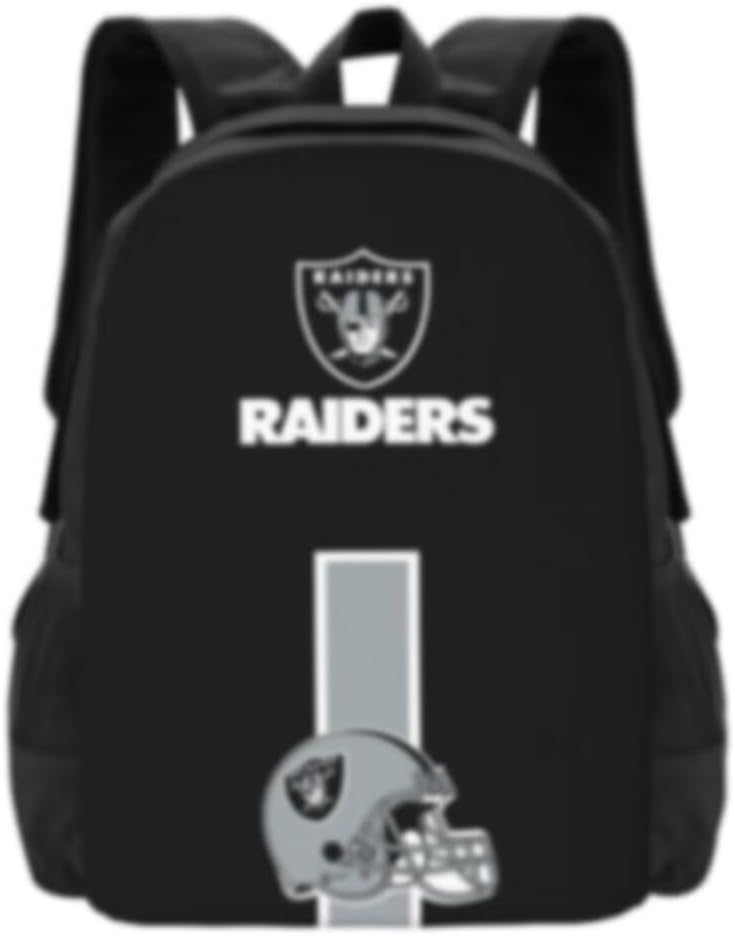 Amazon.com : EWLTFM Football Team Backpack Raiders Backpack Fashion ...