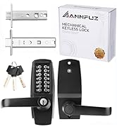 ANNFUZ Mechanical Keyless Entry Door Hanldle Lock with Keypad,Double ...