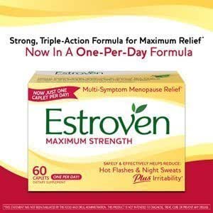 Estroven Maximum Strength One Per Day, 60 Caplets by Estroven : Amazon ...