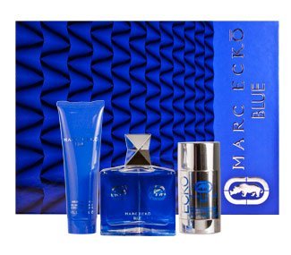 Amazon.com : Ecko Blue For Men Cologne Gift Set By Marc Ecko | Shower ...