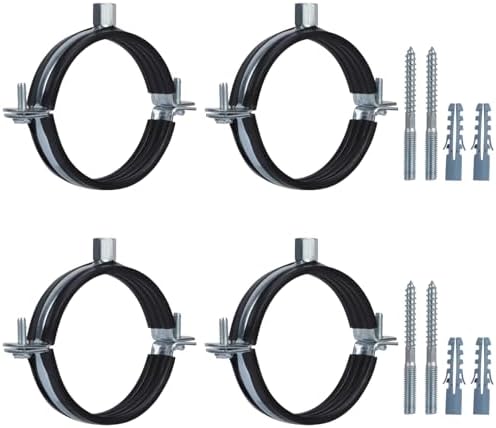 Amazon.com: 3" Inch Galvanized Pipe Hanger - Conduit Mounting Clamp ...