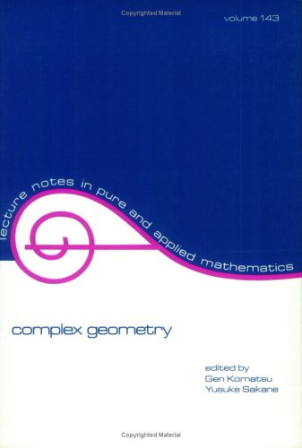Amazon.com: Complex Geometry (Lecture Notes in Pure and Applied ...