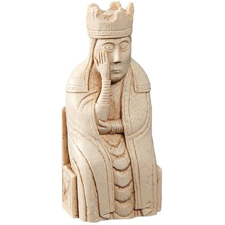 The Lewis Chessmen - BISHOP - Replica chess piece - 9cm : Amazon.co.uk ...