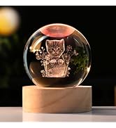 Amazon.com: IFOLAINA Tree of Life Crystal Ball with Lighted Base Laser ...