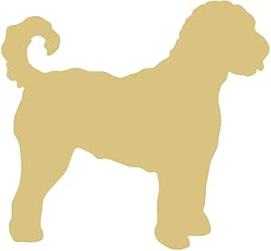 Amazon.com: Golden Doodle Cutout Unfinished Wood Dog Puppy Animal ...