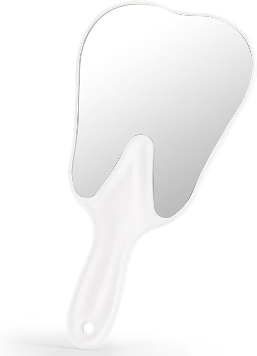 Amazon.com: JMU Tooth Shaped Mirror, Dental Handheld Mirror for Dental ...